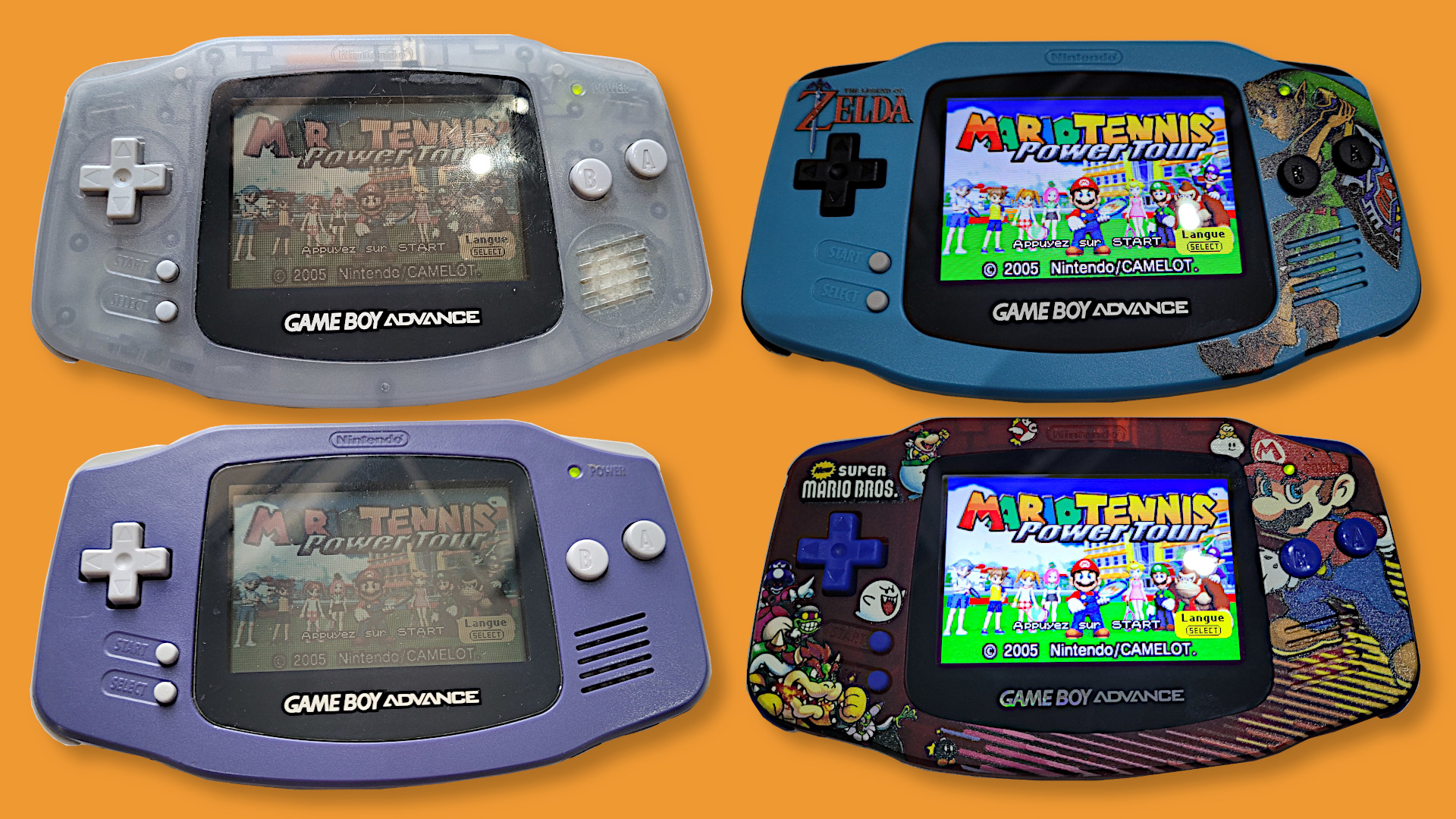 Game Boy advance in new shell with IPS Display