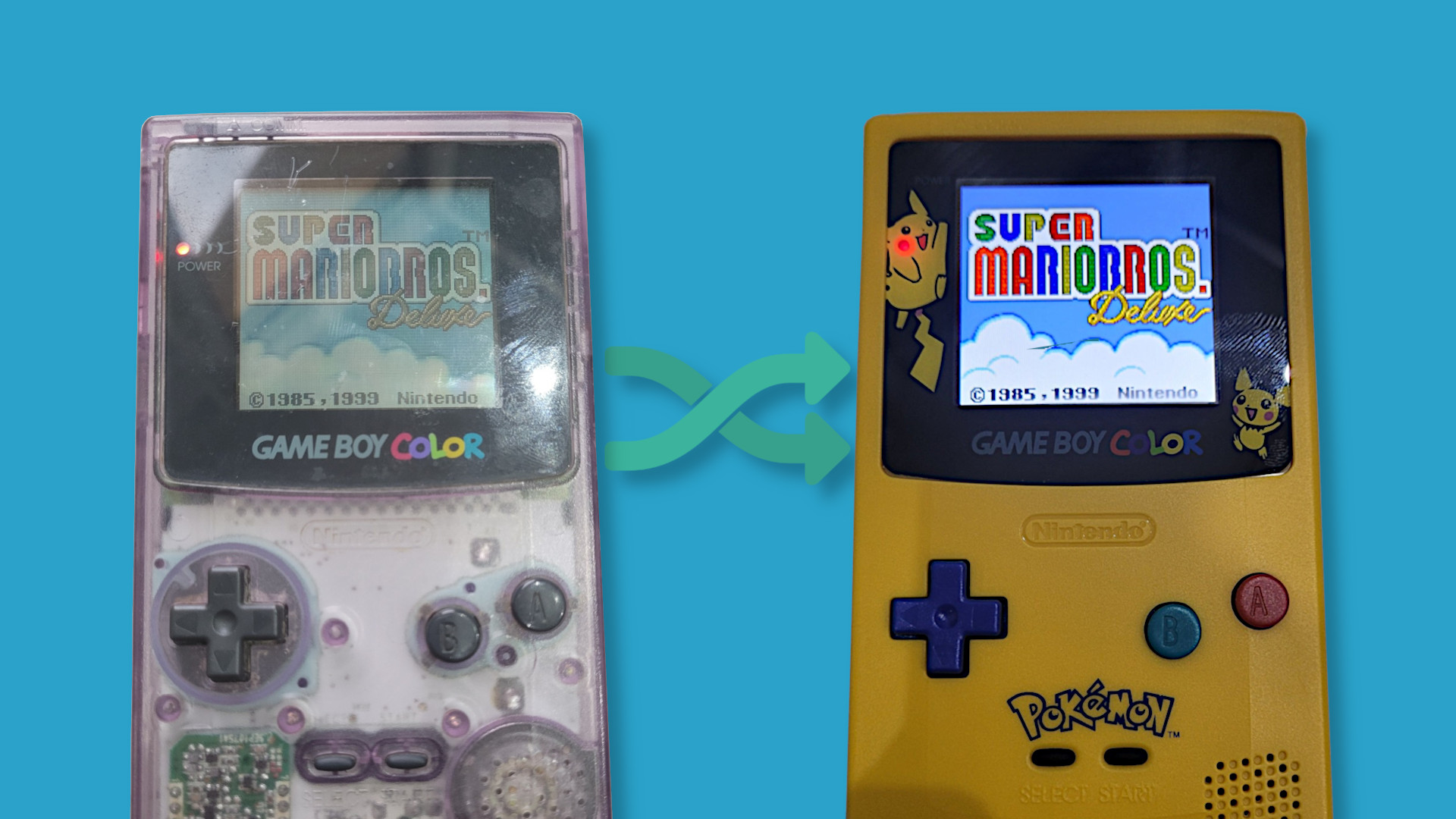 A Game Boy color in a new shell with IPS display