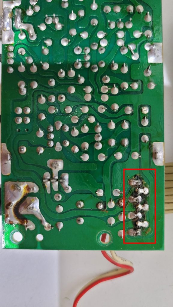 Famicom modded to output RGB signal with NesRGB