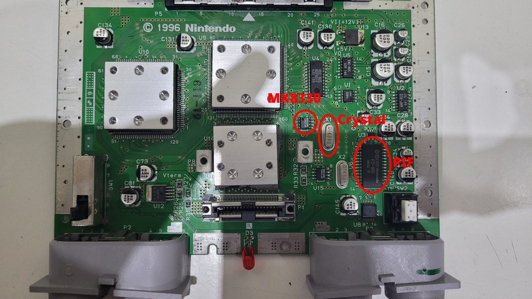 Converting a PAL Nintendo 64 motherboard to NTSC
