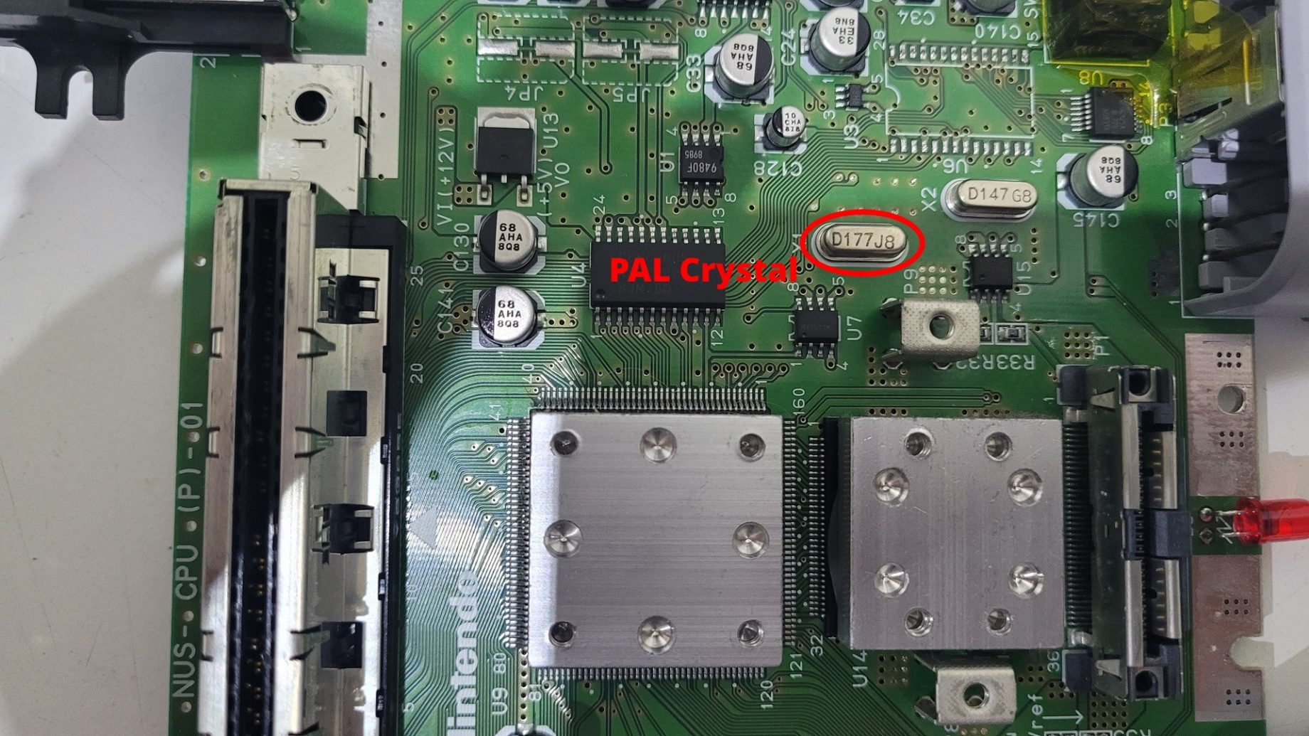 Converting a PAL Nintendo 64 motherboard to NTSC