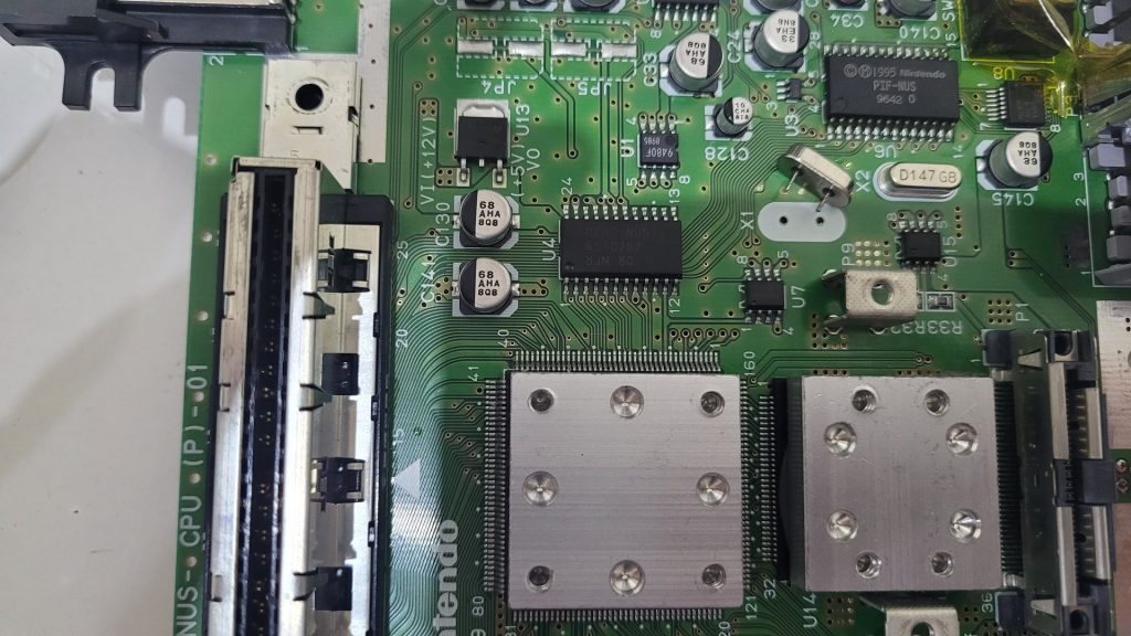 Converting a PAL Nintendo 64 motherboard to NTSC