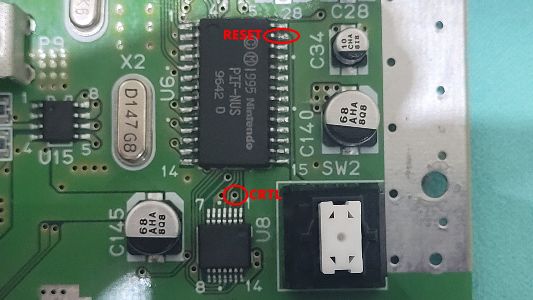 Nintendo 64 : modded to output RGB
