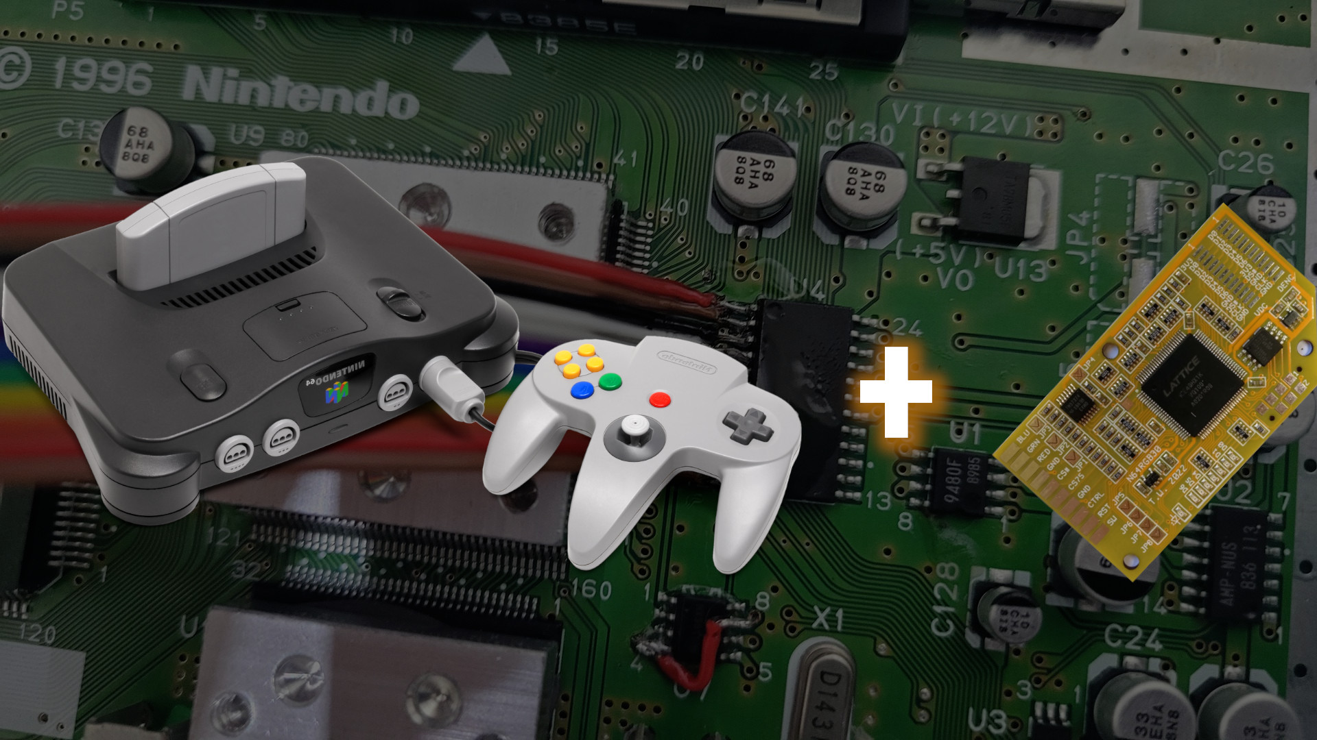 Nintendo 64 : modded to output RGB