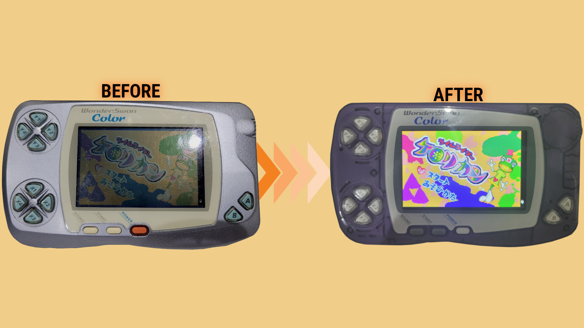 Wonderswan color in a new shell with IPS display