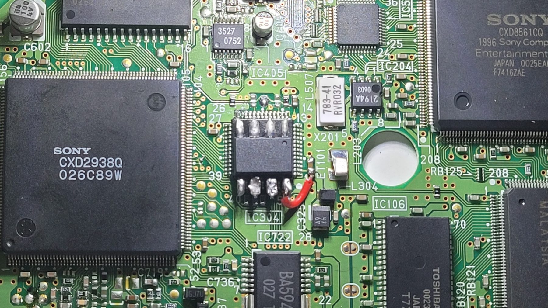 PSone modchip with PSNee