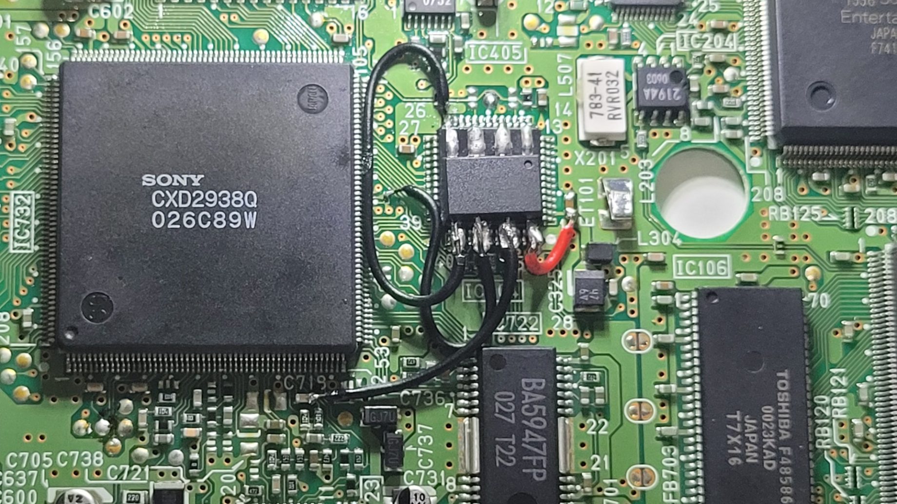 PSone modchip with PSNee