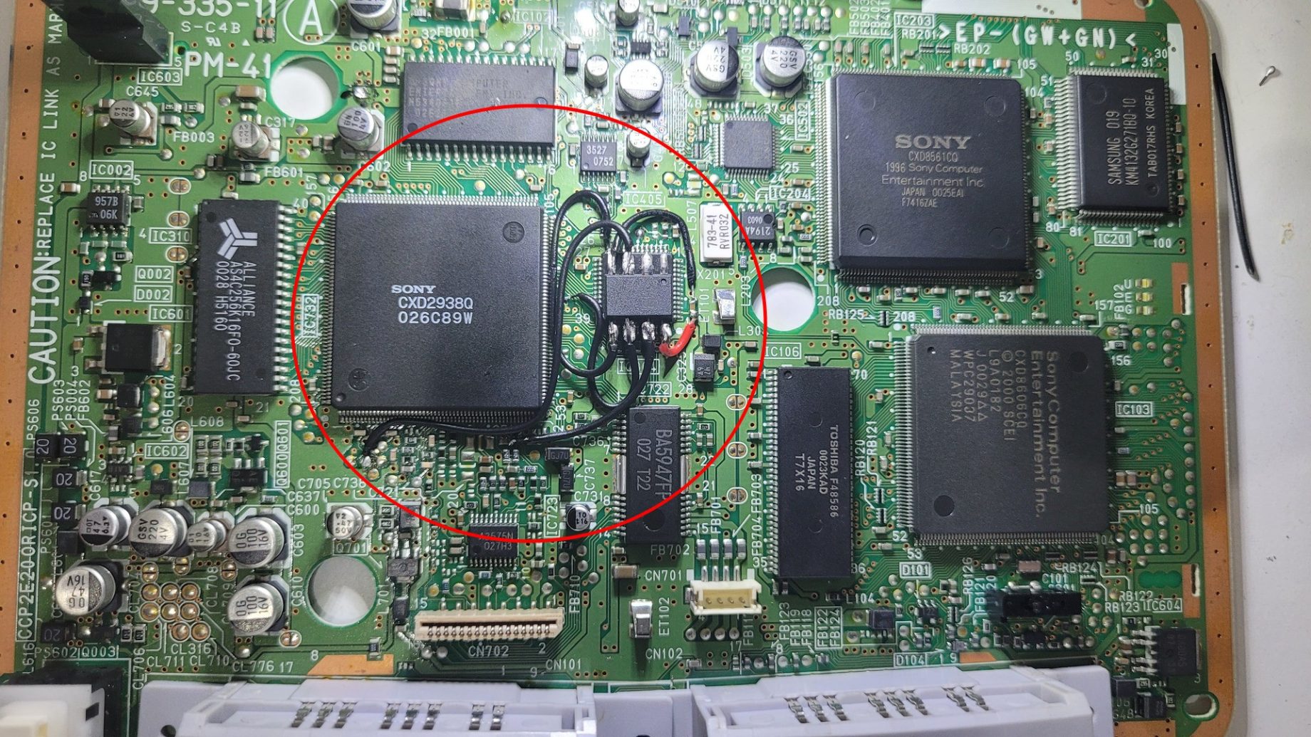 PSone modchip with PSNee (SCPH100 / PM-41) - Pimp my retro handheld